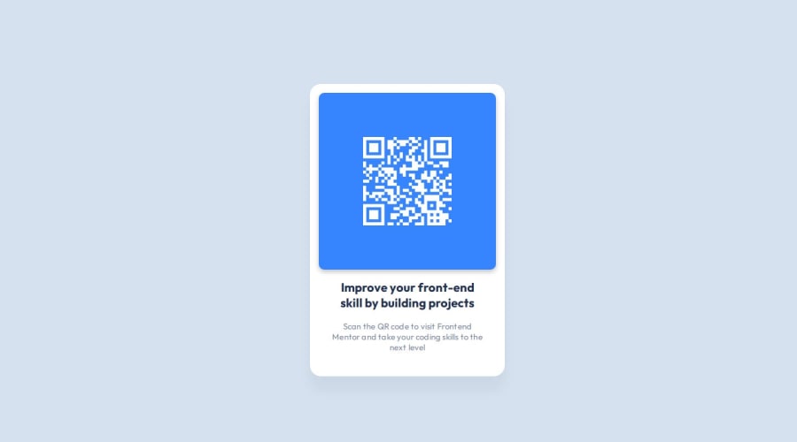 Frontend Mentor Qr Code Using Basic Html And Css And Css Flex Coding Challenge Solution