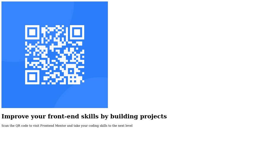Frontend Mentor Qr Code Component Using Html And Scss Coding