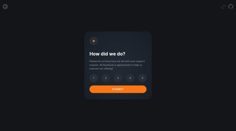 Frontend Mentor Interactive Rating With Framer Motion Animations