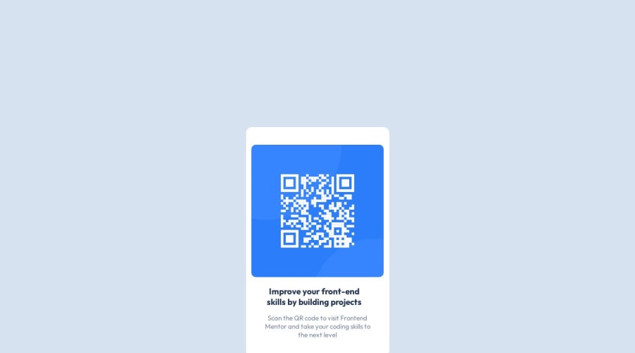Frontend Mentor Qr Componente Using Flexbox Css Coding Challenge Solution