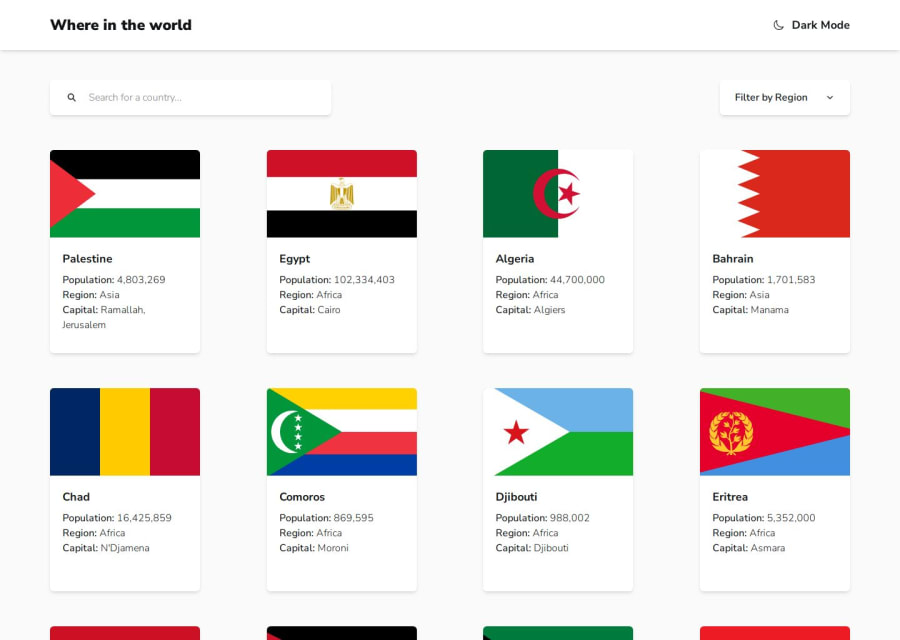 Frontend Mentor Countries Api Page Using Vue3 Coding Challenge Solution