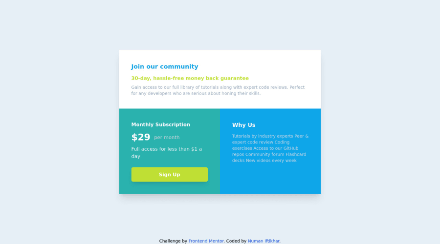 Frontend Mentor | Single price grid component using tailwind and grid ... Frontend Mentor | Single price grid component using tailwind and grid ...