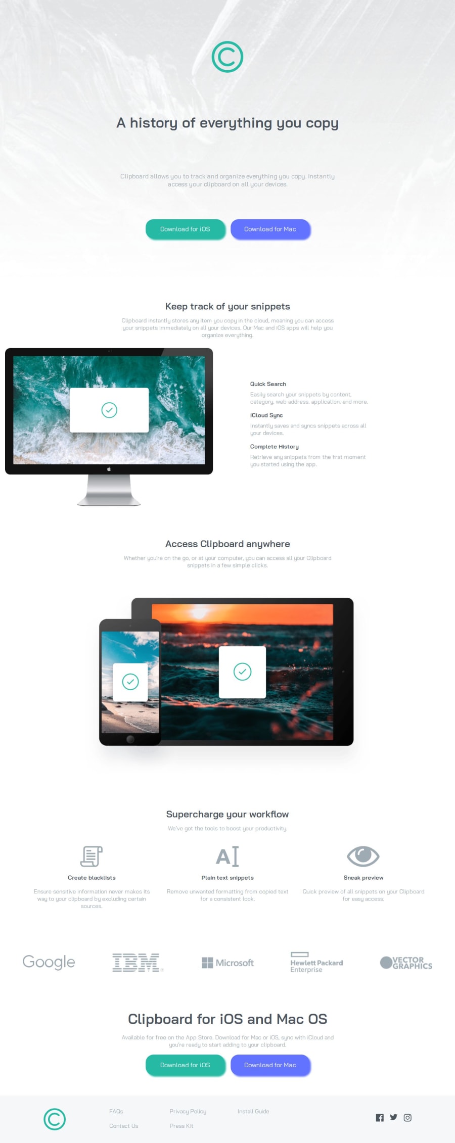 Frontend Mentor Clipboard Landing Page Using Html And Css Coding Challenge Solution
