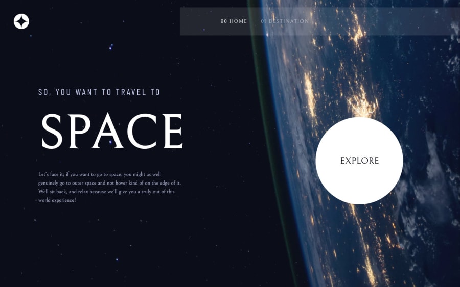Frontend Mentor Space Tourism W React Ts Coding Challenge Solution