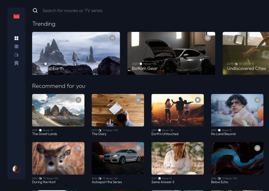 Frontend Mentor Responsive Entertainment Web React App Coding
