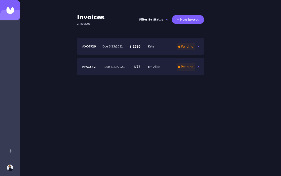 Frontend Mentor Styled Component Formik Invoice Using React Coding
