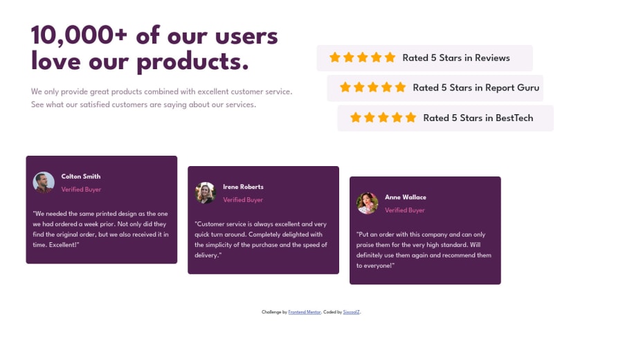 Frontend Mentor Social Proof Section Using Html Css And Bootstrap Coding Challenge Solution