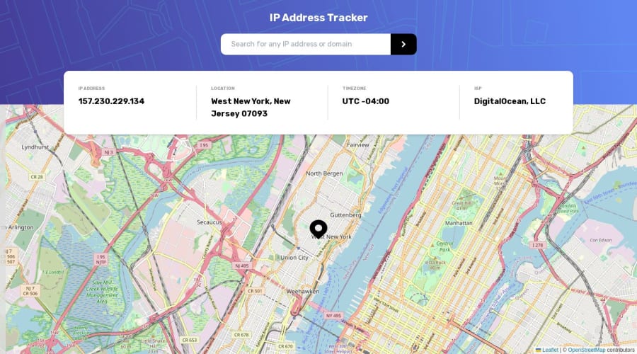 Frontend Mentor Ip Address Tracker Nextjs And Tailwind Css Coding Challenge Solution