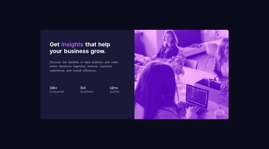 Frontend Mentor Stats Preview Component With Css Flexbox Coding Challenge Solution