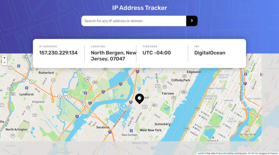 Frontend Mentor Ip Address Tracker Using React Coding Challenge Solution