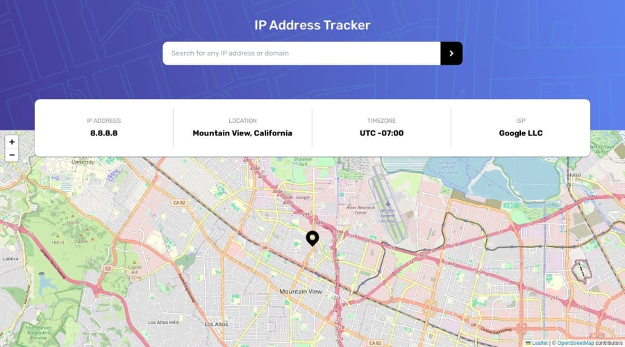 Frontend Mentor Vite React Tailwindcss Ip Tracker Coding Challenge