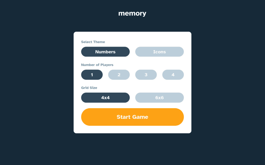 Frontend Mentor Memory Game Built With React And Typescript Cypress Tested Coding Challenge