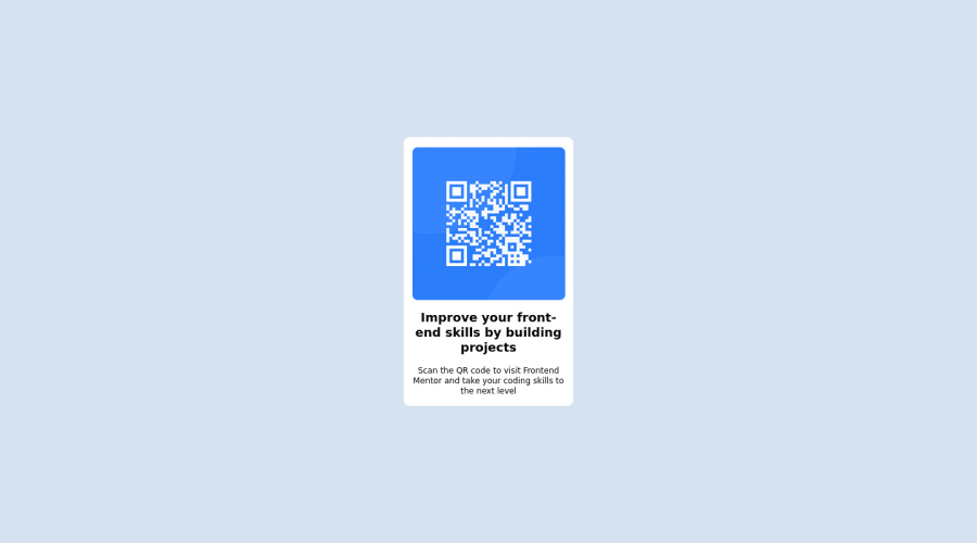 Frontend Mentor Qr Code Using Hmtl Css Coding Challenge Solution