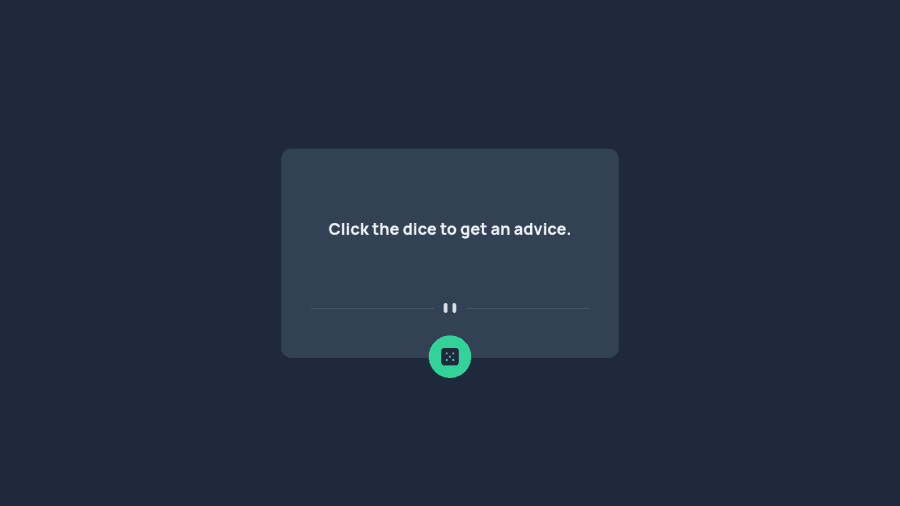 Frontend Mentor Advice Generator Vue Tailwind Coding Challenge