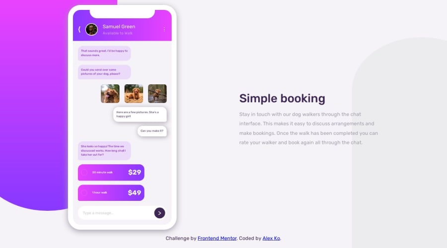 Frontend Mentor Chat App Css Illustration Challenge Html Css Coding