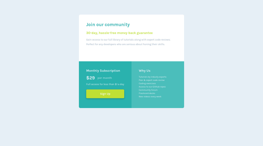 Frontend Mentor Responsive Card Using Html Css Grid Layout Variables Coding Challenge Solution