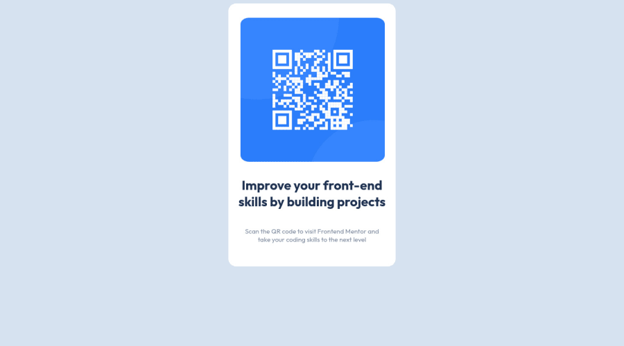 Frontend Mentor Qr Code Solution Coding Challenge Solution