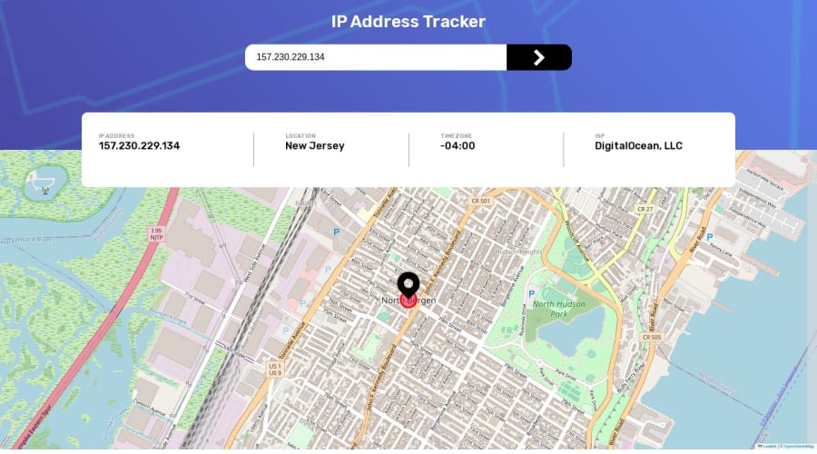 Frontend Mentor Ip Address Tracker With Angular Cli Typescript Scss Leafletjs And Geo Coding