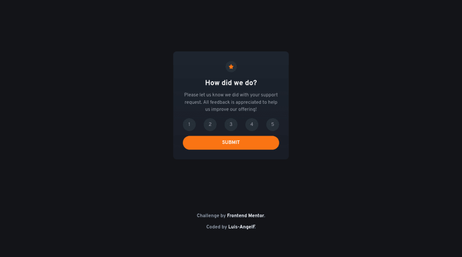 Frontend Mentor Interactive Rating Component With Nextjs Coding