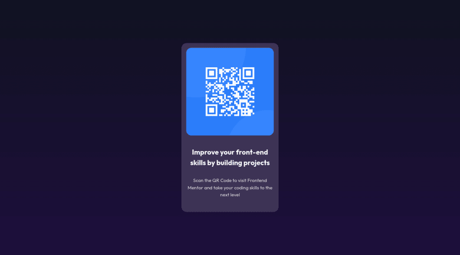 Frontend Mentor Qr Code Component Html Css Coding Challenge Solution