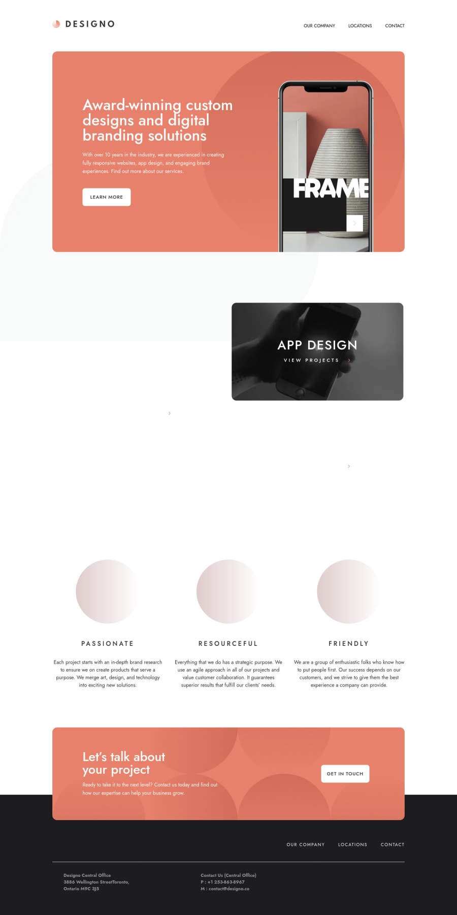 Frontend Mentor Designo Multi Page Website Using Nextjs Tailwind
