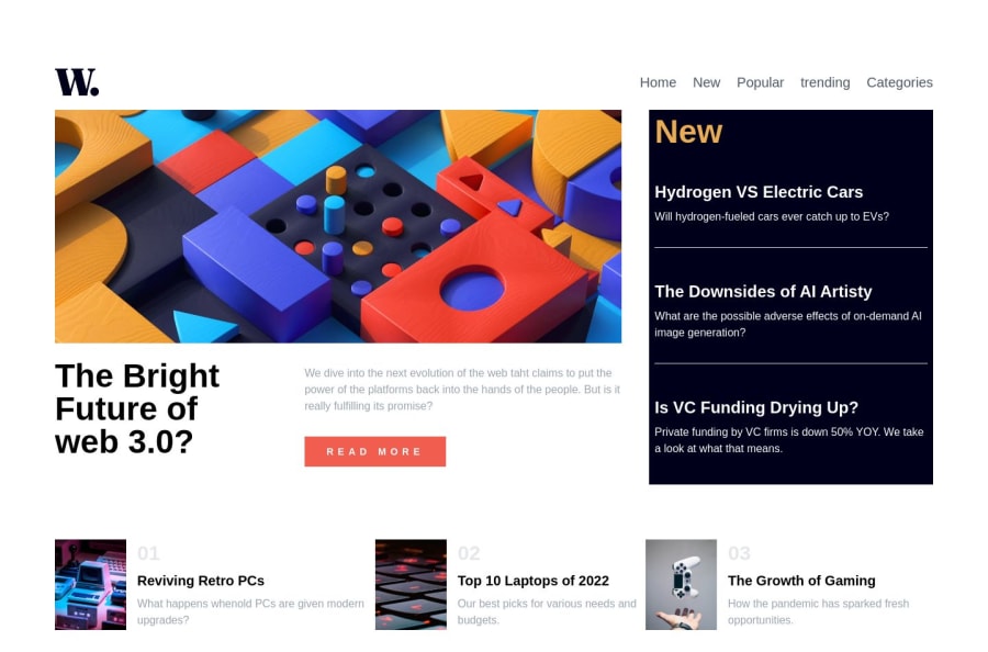 Frontend Mentor Homepage Using Tailwindcss Coding Challenge Solution