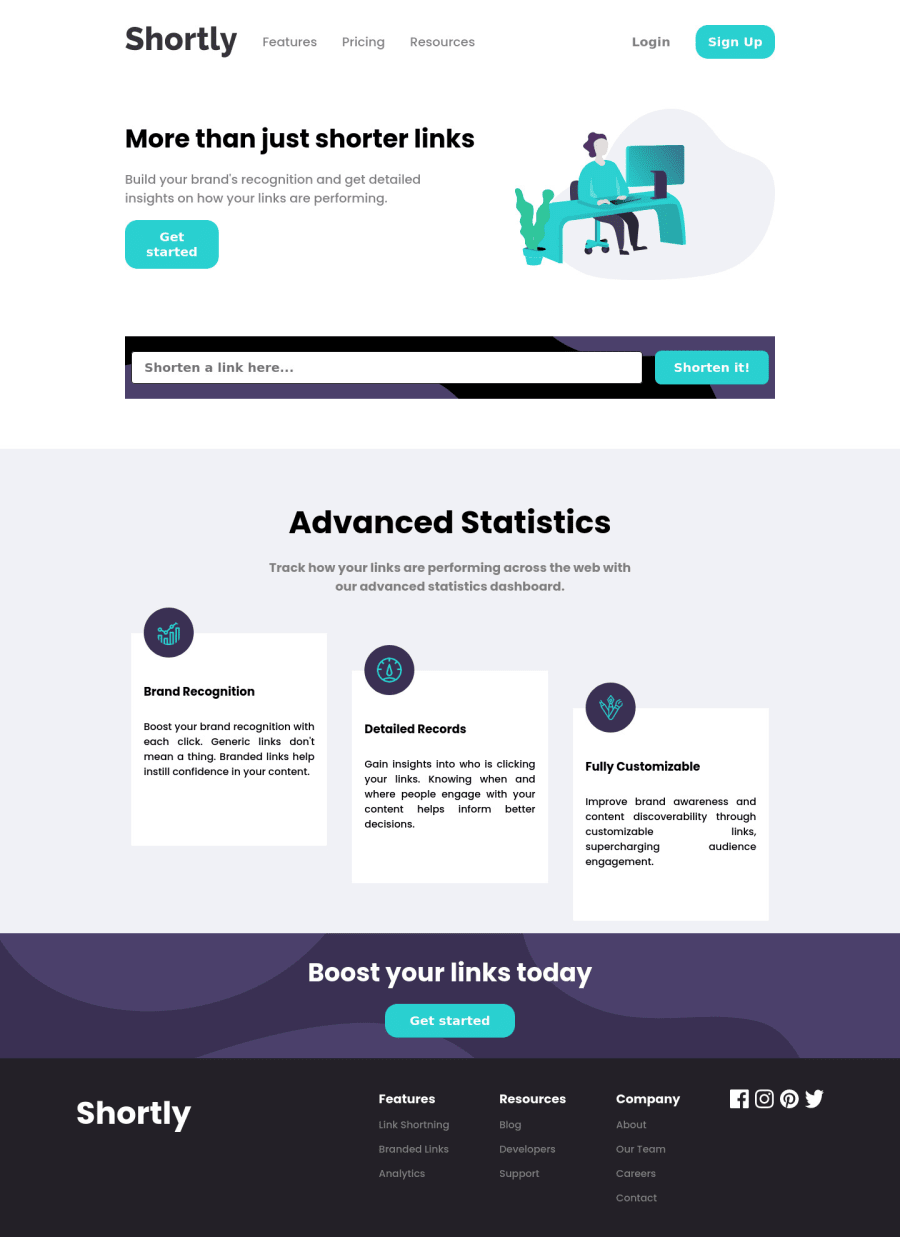 Frontend Mentor | Url Shortening React coding challenge solution Frontend Mentor | Url Shortening React coding challenge solution