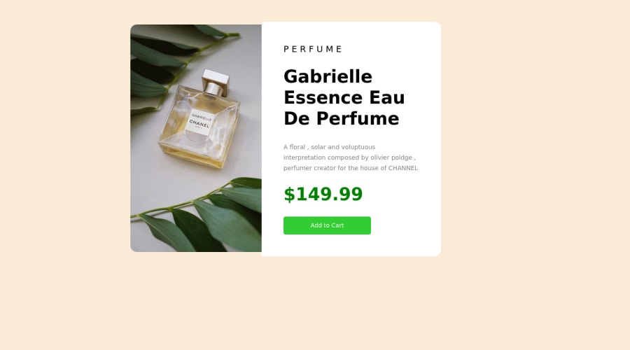 Frontend Mentor Product Preview Card Component Using Css Flexbox