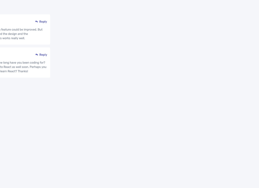 Frontend Mentor Mobile First Interactive Comments Section Using Html5 Css3 And Js Coding