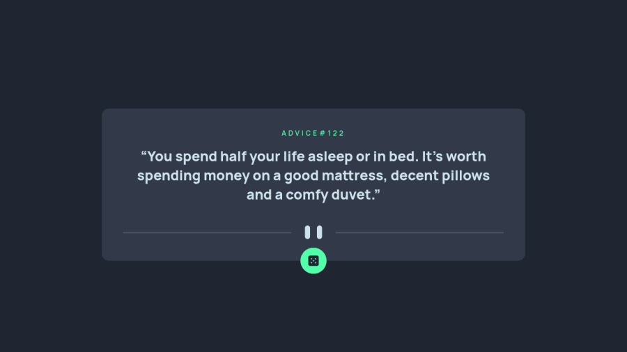 Frontend Mentor Advice Generator App Made With Html Css And Js