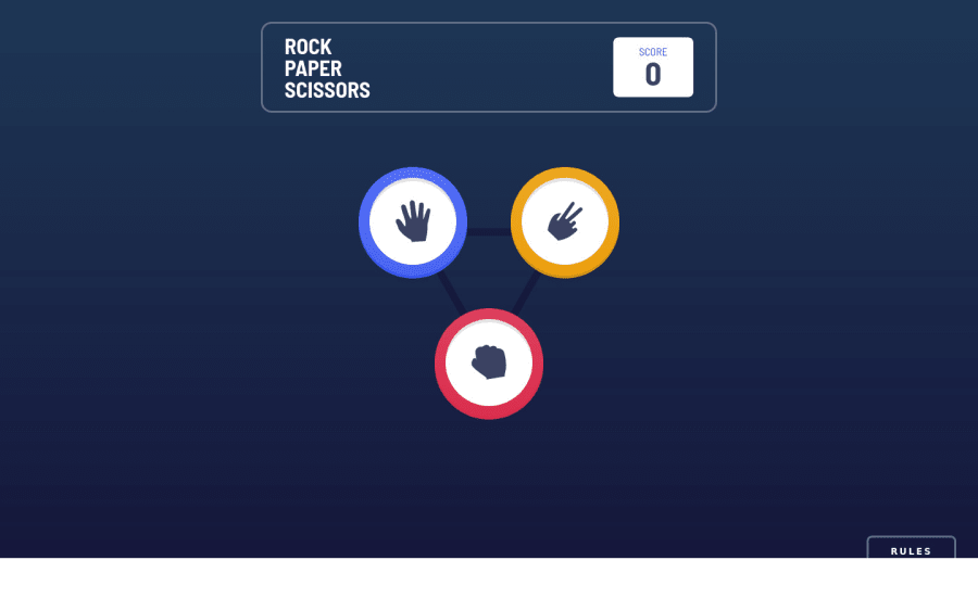 Frontend Mentor Rock Paper Scissors Using React Coding Challenge Solution
