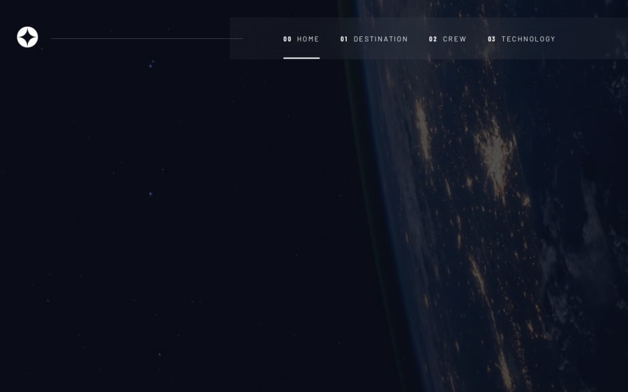 Frontend Mentor Space Tourism Website Using Nextjs And Gsap Coding