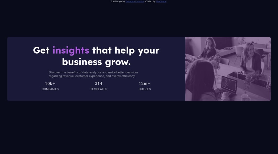 Frontend Mentor Mobile First Solution Using Css Flexbox Coding Challenge Solution