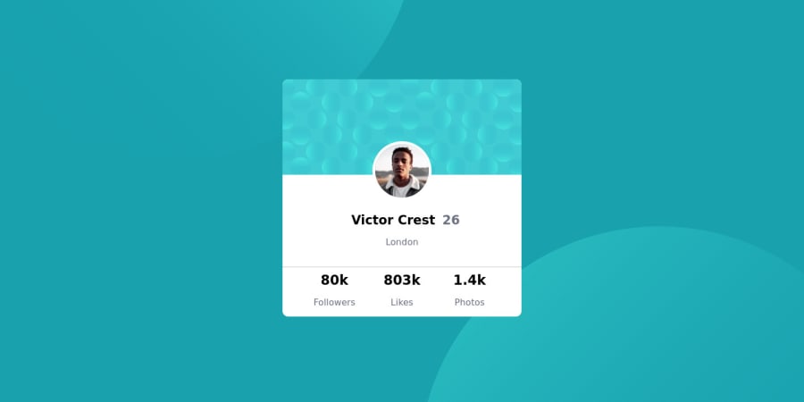Frontend Mentor Profilecard Solution With Css And Html Coding Challenge Solution