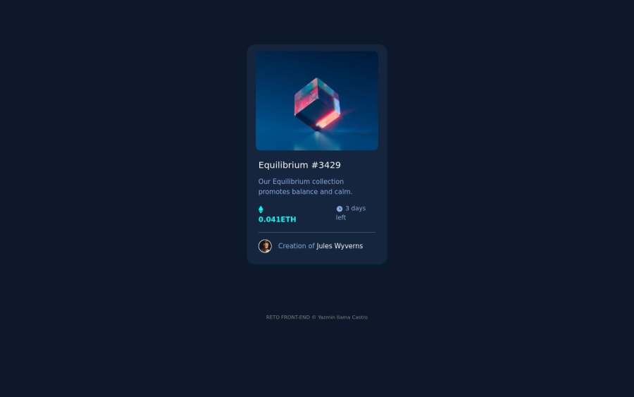 Frontend Mentor Utilice Display Flex Para Centrar La Tarjeta Coding