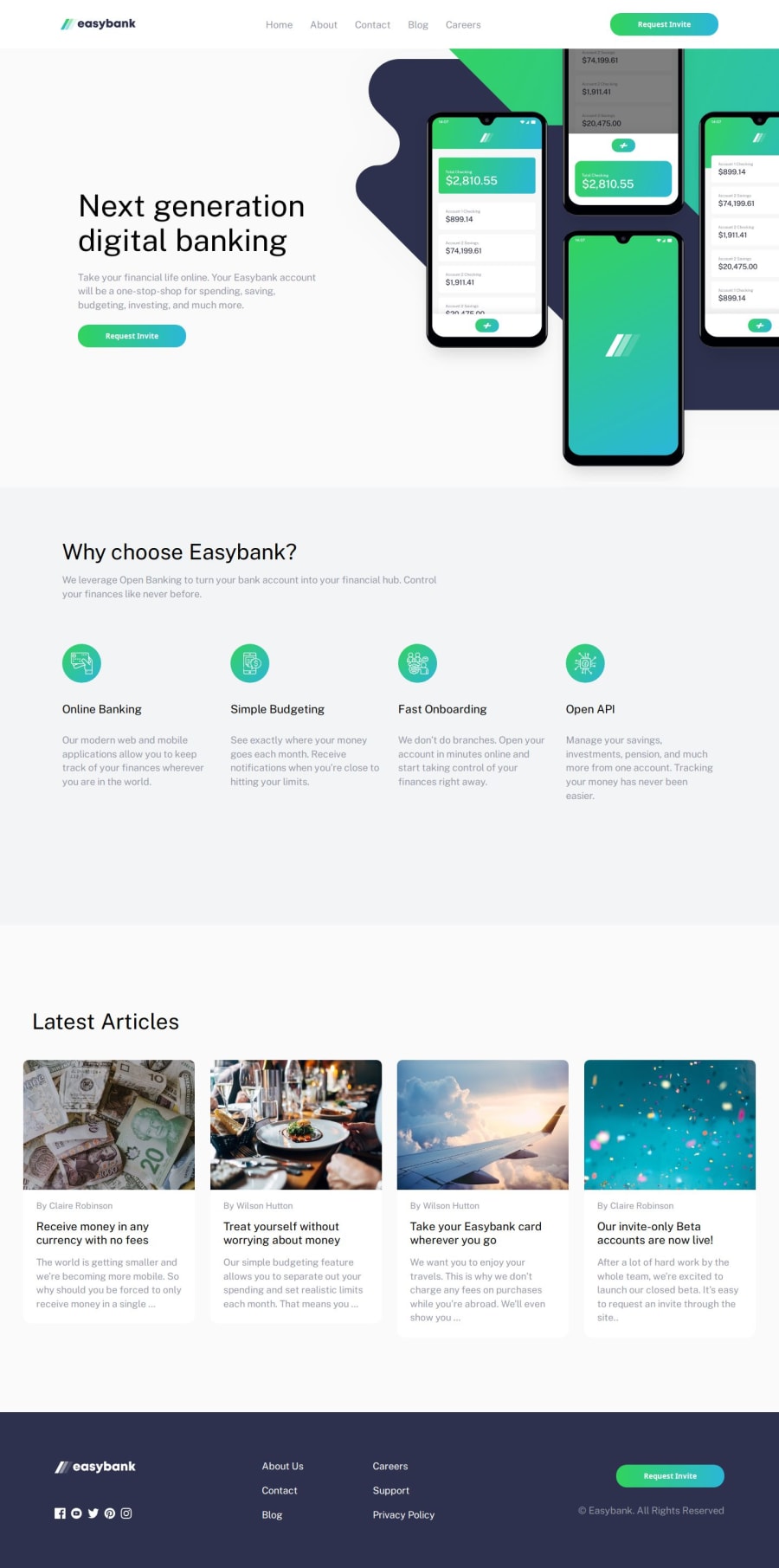Frontend Mentor Responsive Page Using React And Sass Using Flexbox Display Coding Challenge