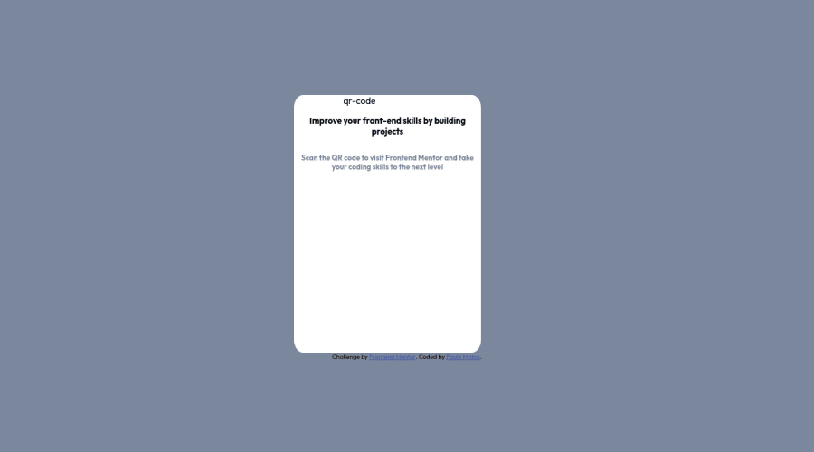 Frontend Mentor Qrcode Component Using Html 5 And Css Coding Challenge Solution