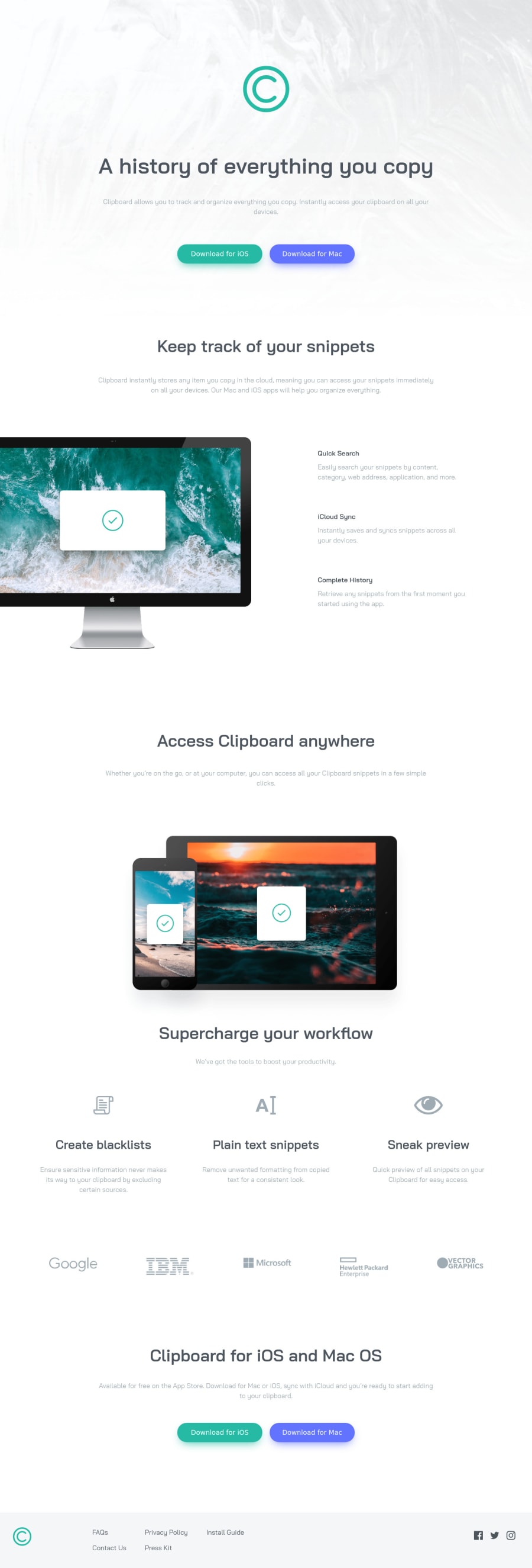 Frontend Mentor Clipboard Landing Page Challenge With Css3 And Html5