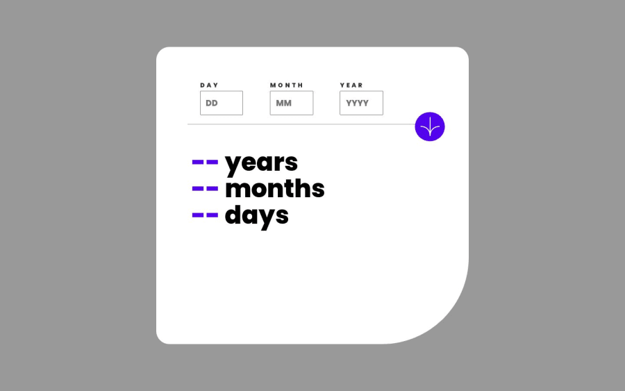 Frontend Mentor Age Calculator Coding Challenge Solution