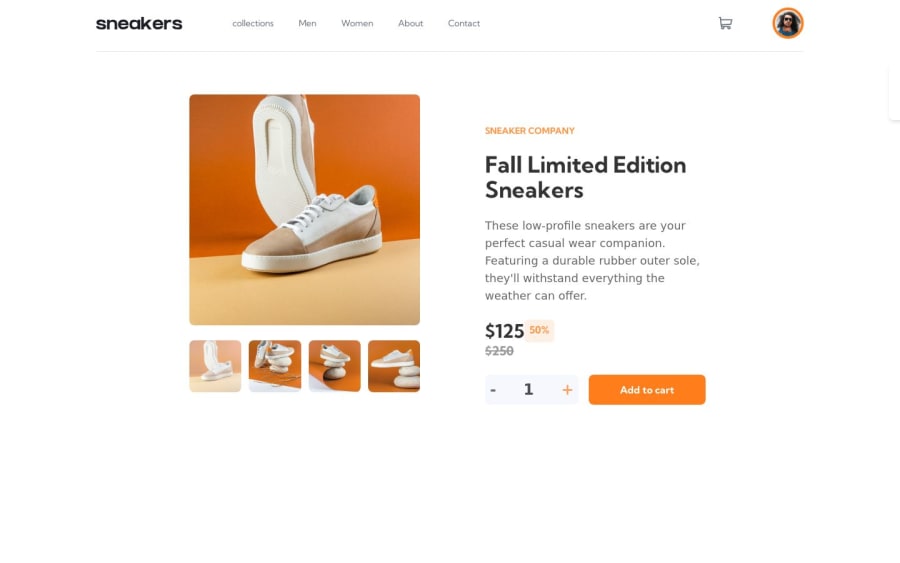 Frontend Mentor Responsive Product Page Built With React And Tailwind Css Coding Challenge