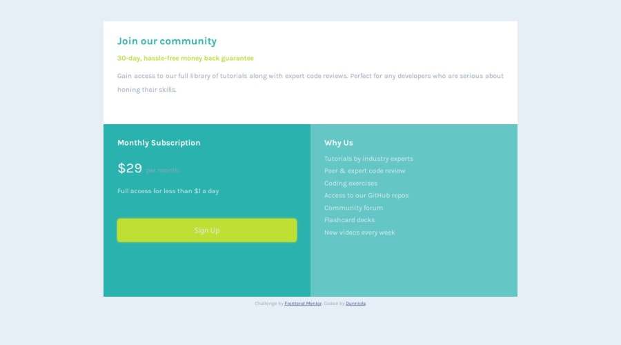 Frontend Mentor Responsive Page Using Css Grid And Flexbox Coding Challenge Solution