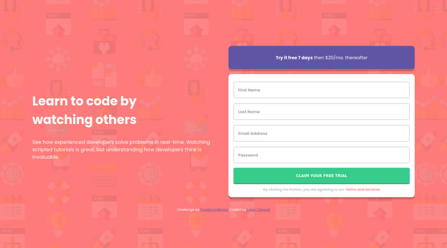Frontend Mentor Mobile First Workflow Using Css Flexbox Coding Challenge Solution