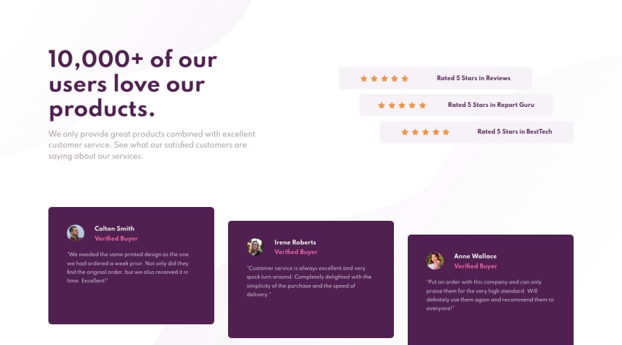 Frontend Mentor Html And Css Solution Using Lots Of Flexbox Coding Challenge Solution