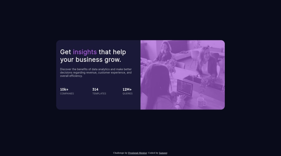 Frontend Mentor Html Css Coding Challenge Solution