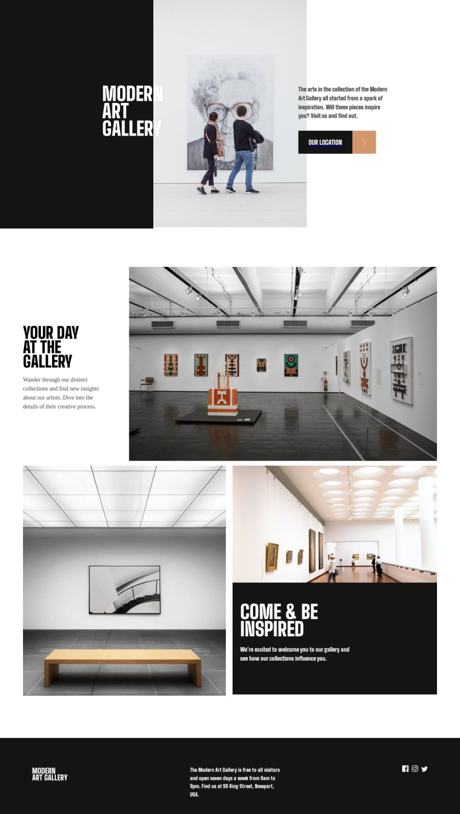 Frontend Mentor Art Gallery Sass Reactjs Coding Challenge Solution