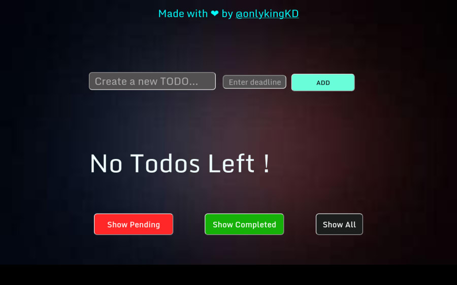 Frontend Mentor Reactjs A Simple Todo App Made From Scratch Using Reactjs Coding Challenge