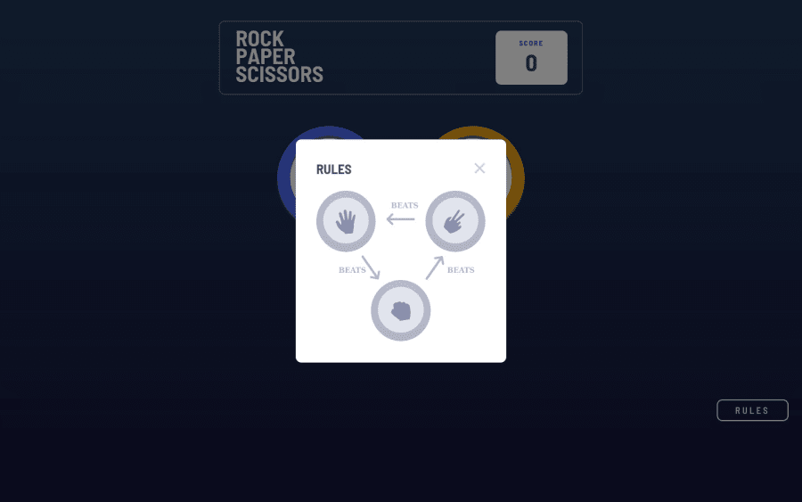 Frontend Mentor Rock Paper And Scissors Project Coding Challenge Solution