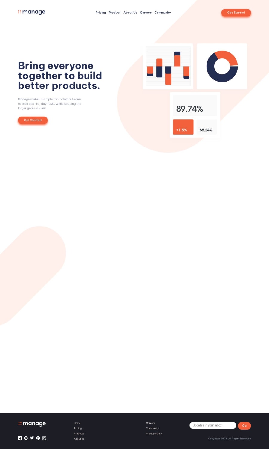Frontend Mentor Landing Page With Reactandsass Swiperjs Animations On