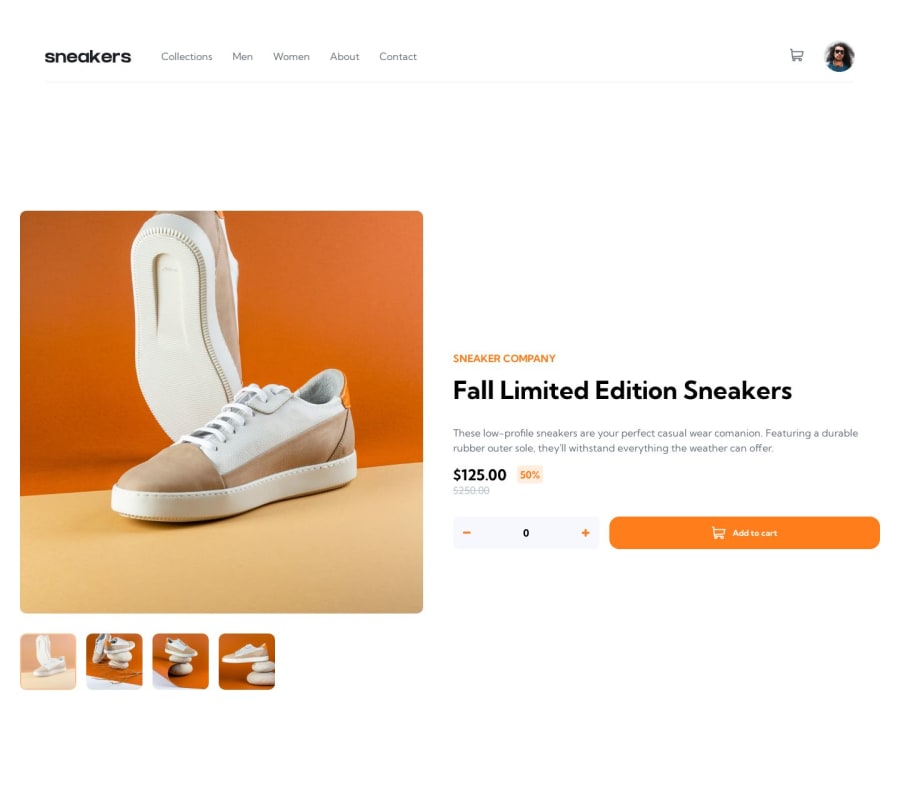 Frontend Mentor Ecommerce Using Html Css And Javascript Coding Challenge Solution