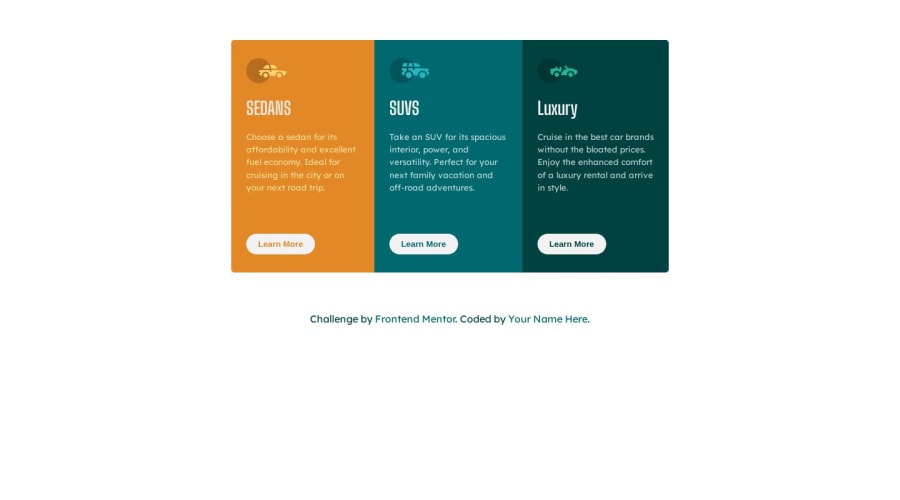 Frontend Mentor Built With Html And Css Coding Challenge Solution 7571